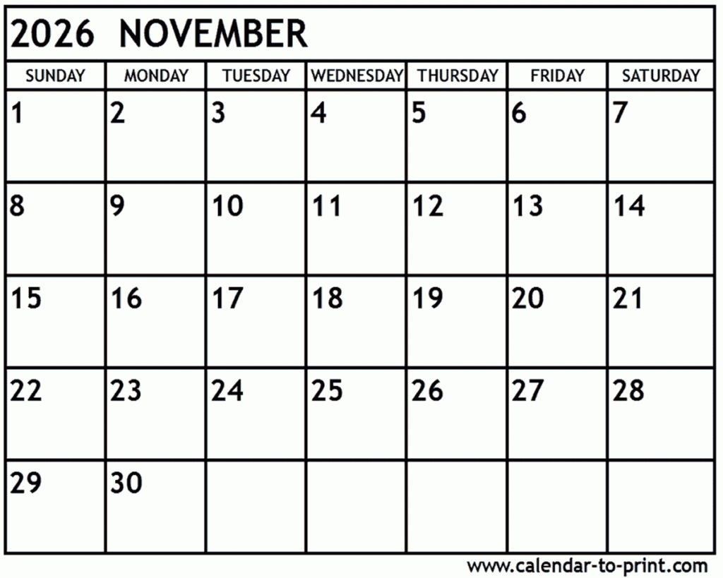 2026 Broadcast Calendar Printable - calendar.mammycares.com